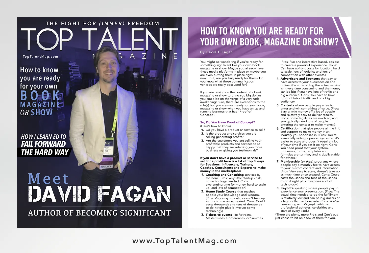 Editions - Top Talent Magazine
